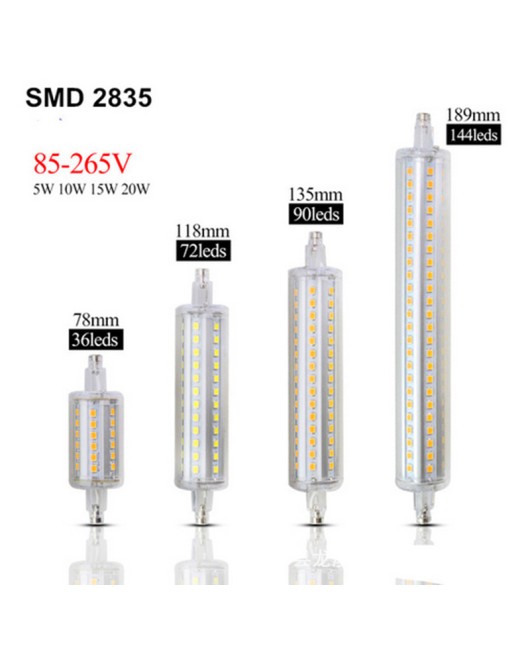 Led Bulb R7s Corn Smd2835 5w 10w 15w Led Light Ac 110v 220v Replace